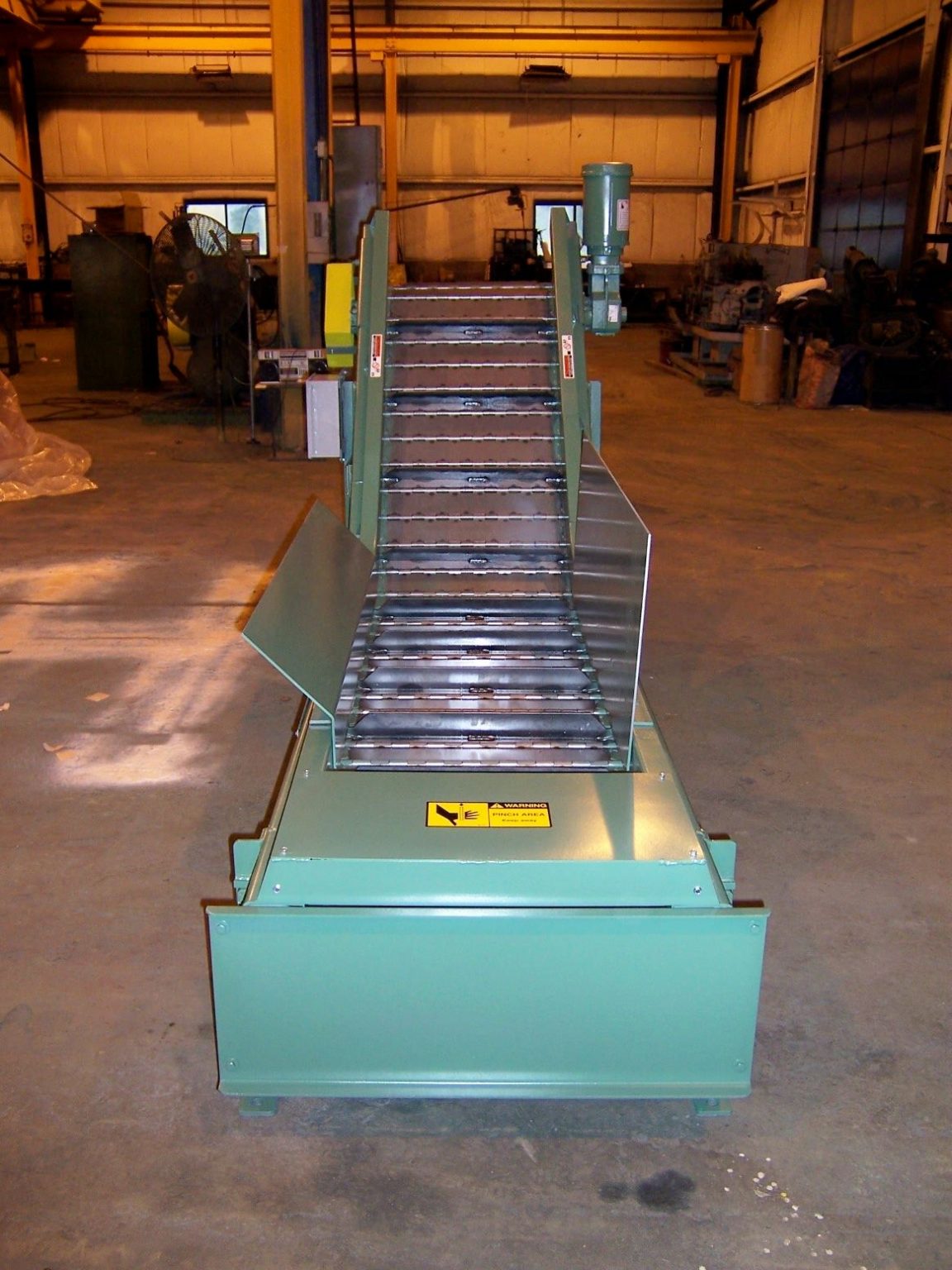 Welded Hinge Steel Belt Conveyors | Transcon Conveyors